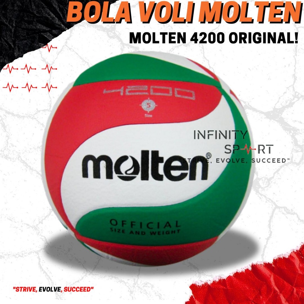 Jual MOLTEN Bola voli voly volley volli voley molten V5M4500 size 5 ...