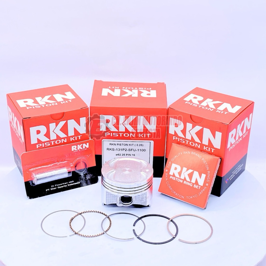 Jual RKN PISTON KIT SATRIA FU 150 SFU STD,25,50,75,100,125,150,175,200 | Shopee Indonesia