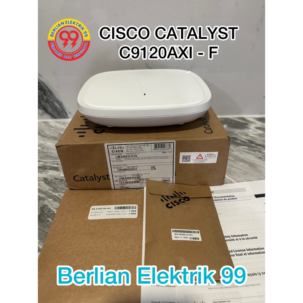 Jual Cisco Catalyst 9120AX Series Access Point-C9120AXI-F / cisco c9120 ...