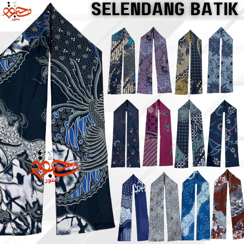 Jual Syal Selendang Scraf Unisex Motif Batik Banyak Pilihan Motif ...