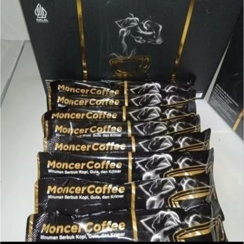 Jual 4 Sachet Moncer Coffee Robusta Meningkatkan Stamina Pria ...