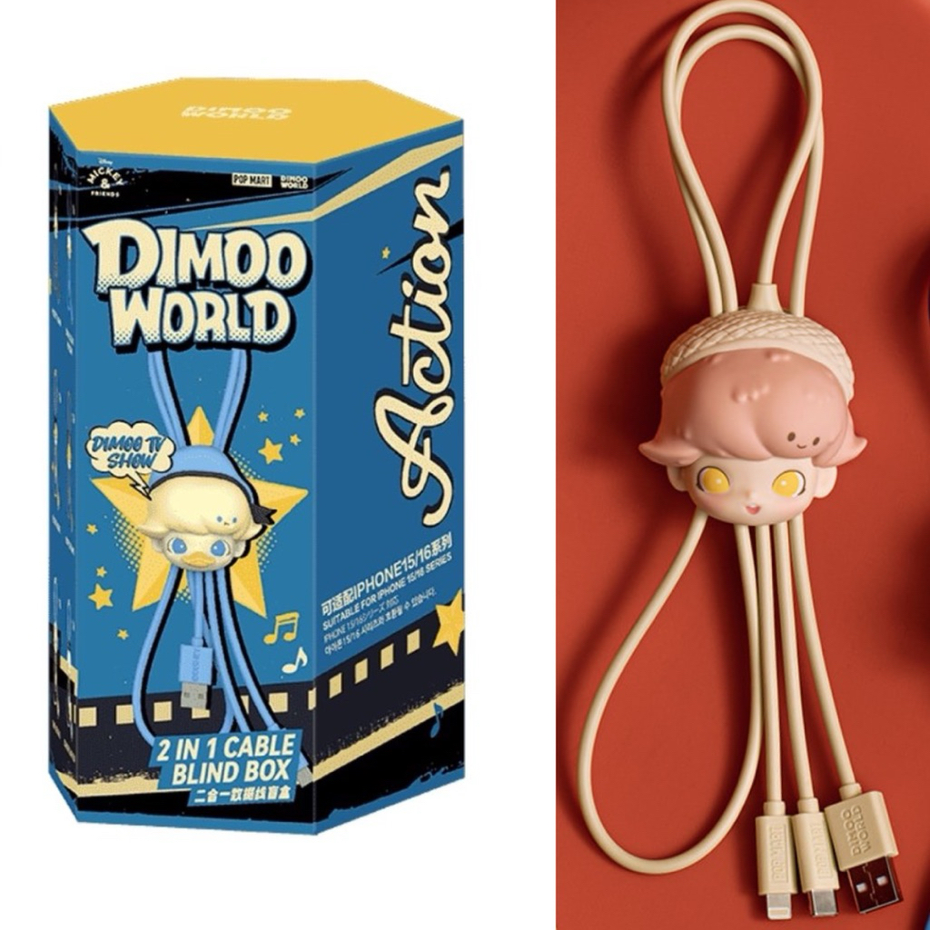 Jual Dimoo disney 2in1 cable /selected/ Chip n dale /original popmart ...