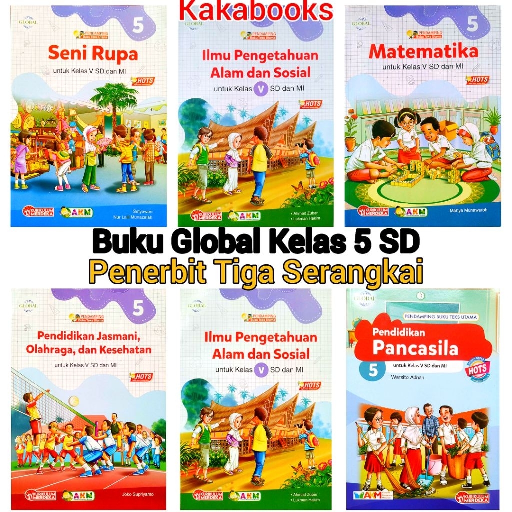 Jual Buku Global - Tiga Serangkai - kelas 5 SD/MI- kurikulum merdeka | Shopee Indonesia