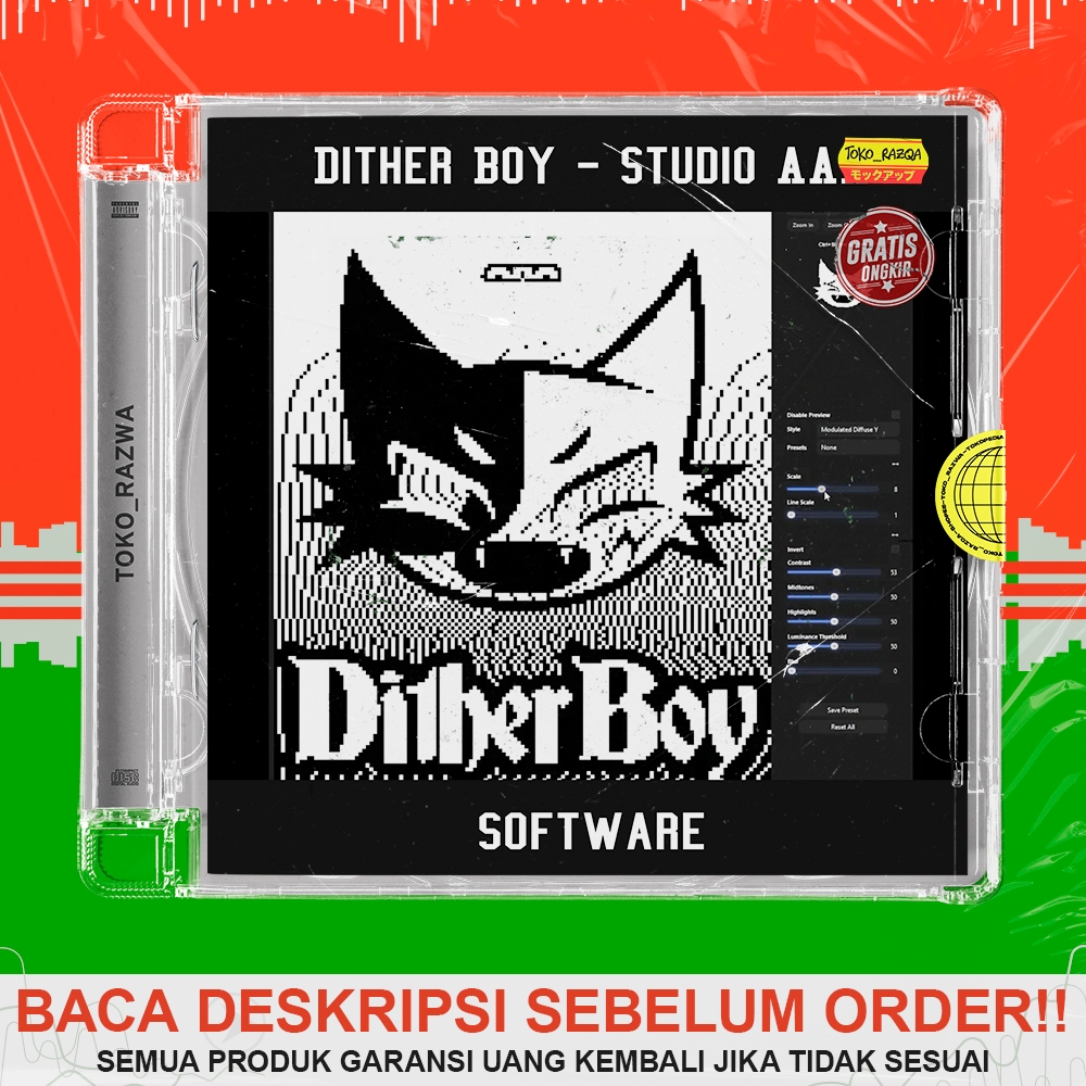 Jual Software Efek Bitmap - Halftone - Dither Boy v3 - Studio AAA ...