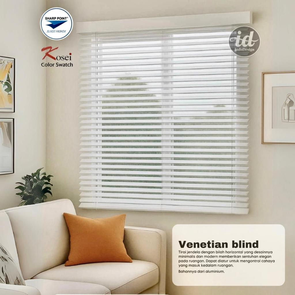 Jual Venetian blinds / Horizontal Blind / Window Fashion / Krey / Tirai ...