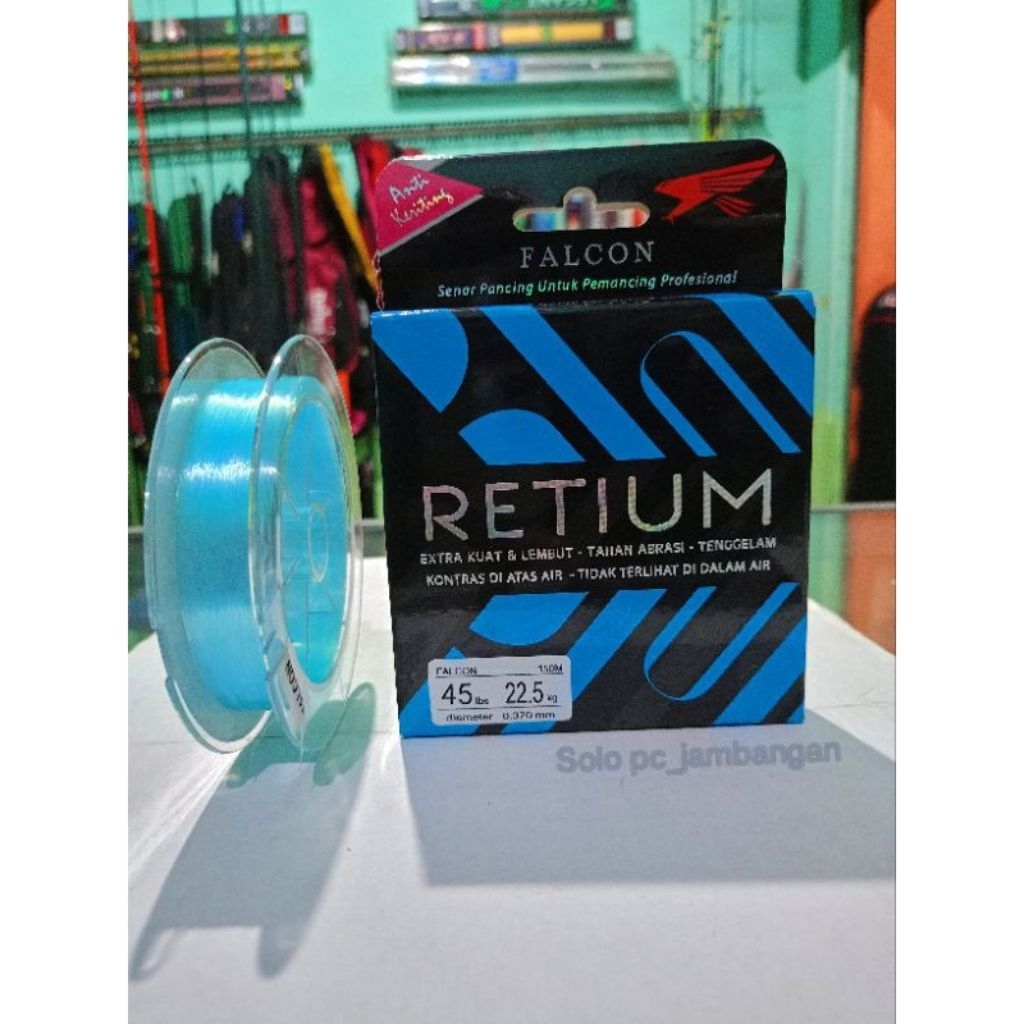Jual SENAR FALCON RETIUM 150 METER - XTRA KUAT DAN LEMBUT | Shopee ...