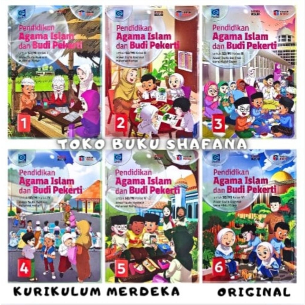 Jual Buku Pendidikan Agama Islam Kelas 1 2 3 4 5 6 SD Grafindo Kurikulum Merdeka ( KURMER ...
