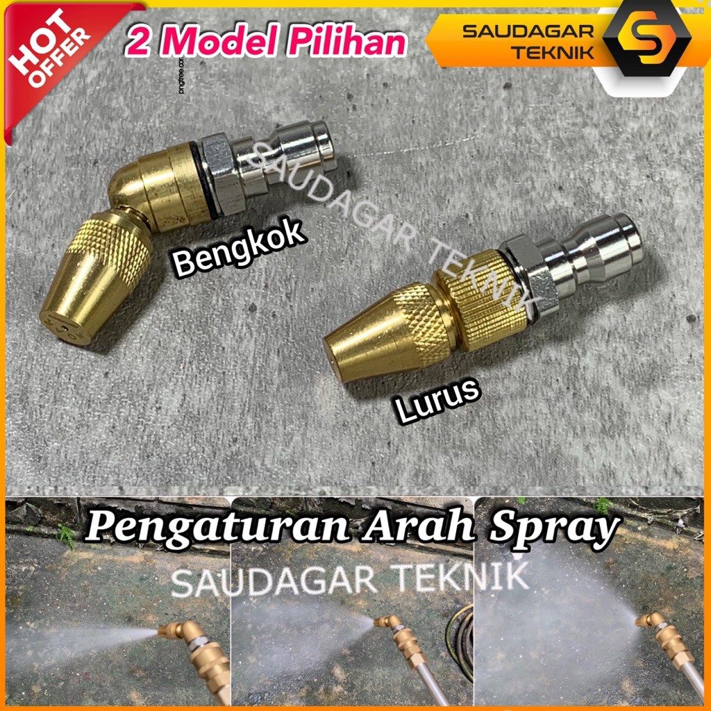 Jual Nozzle Spray Cuci Ac Quick Release Nozzle Spray Kabut Siram Taman ...