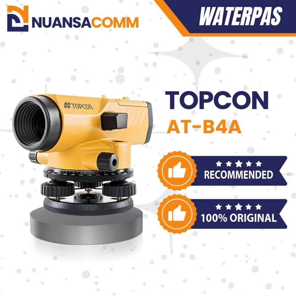 Jual Auto Level Topcon AT B4A / Waterpas AT-B4A Topcon / Automatic Level Topcon AT-B4A | Shopee ...