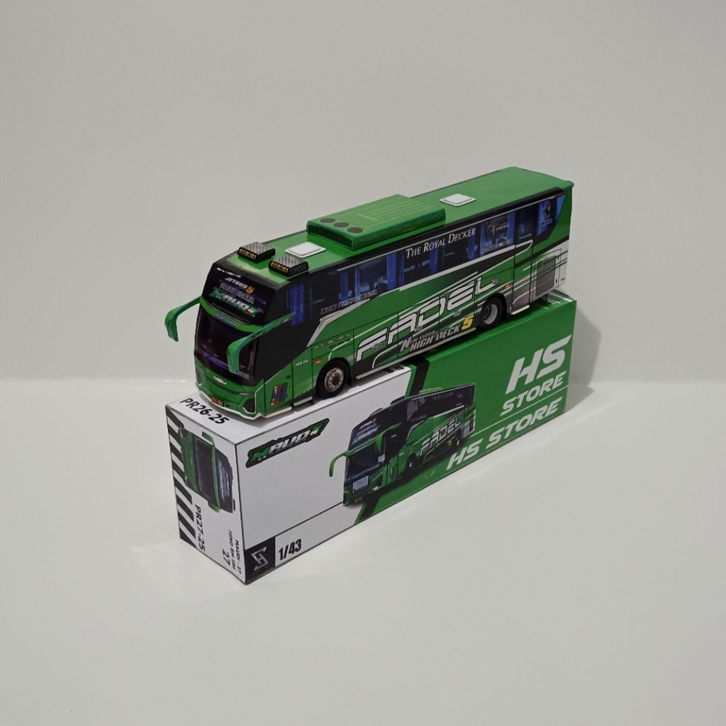 Jual miniatur papercraft bus skala 43 msm asyrof maudi | Shopee Indonesia
