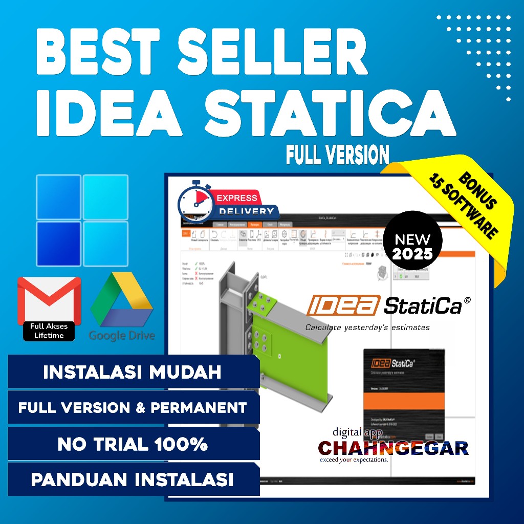 Jual IDEA StatiCa 2025 v25 Full Software Analisis & Desain Struktur ...