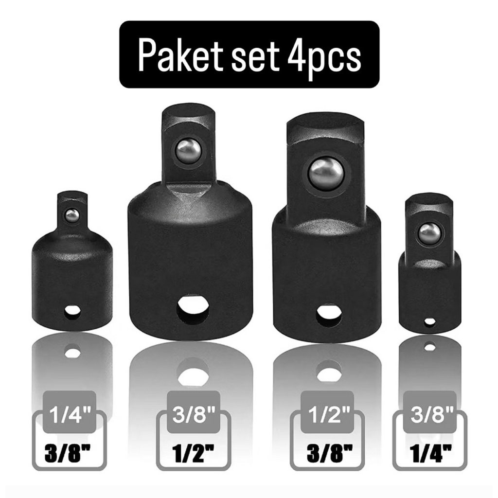 Jual (Gd) adaptor adapter konverter reducer impact driver set 4pcs ...