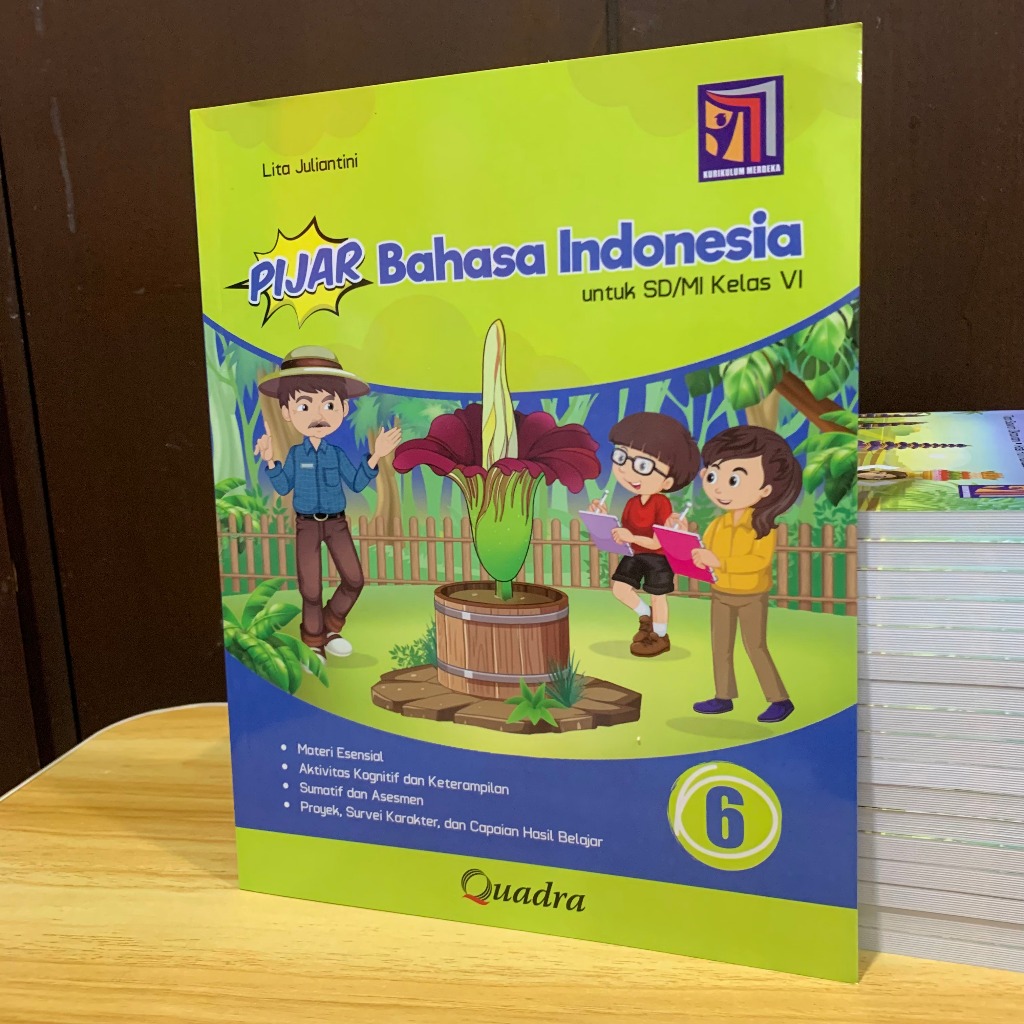 Jual Pijar Bahasa Indonesia Kelas 6 SD/MI Penerbit Quadra Kurikulum Merdeka | Shopee Indonesia