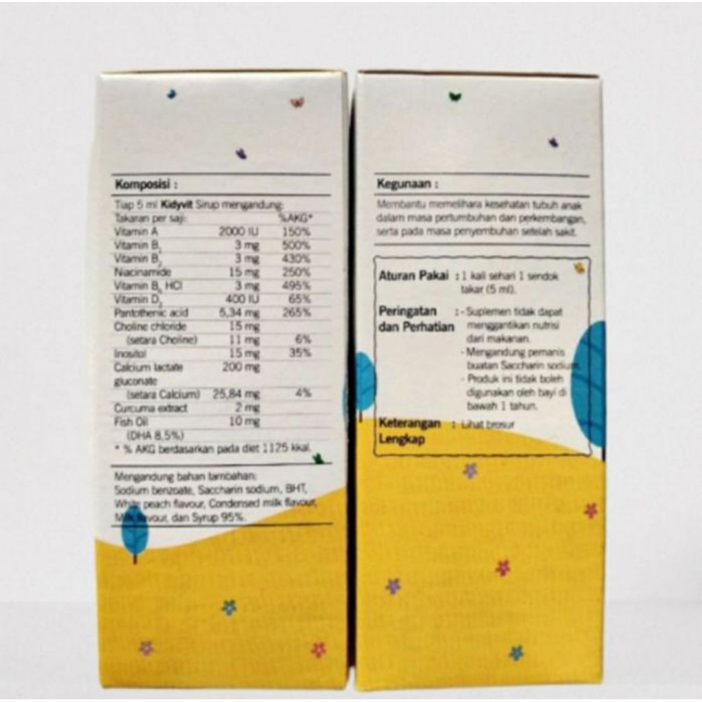 Jual Kidyvit Sirup Botol 60 ml | Shopee Indonesia