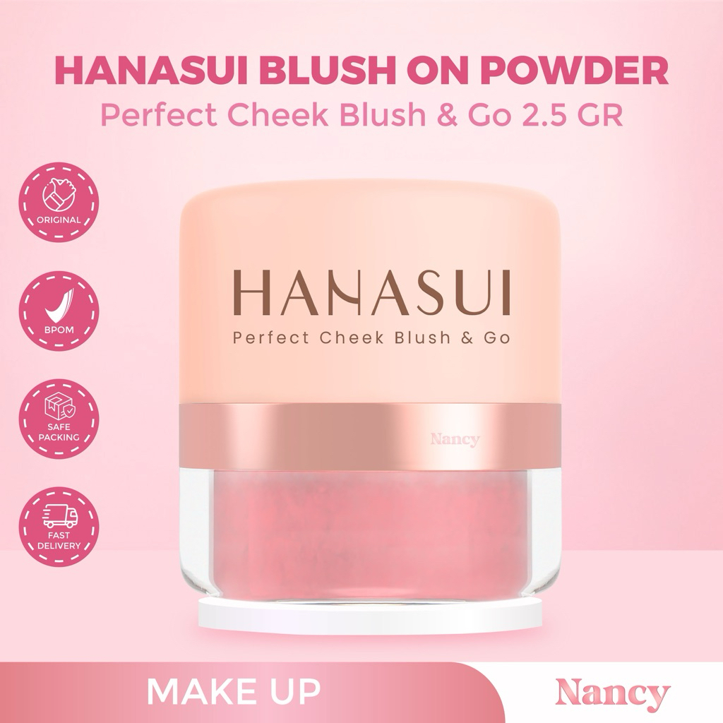 Jual HANASUI BLUSH ON POWDER PERFECT CHEEK BLUSH & GO 2.5 GR | Shopee ...