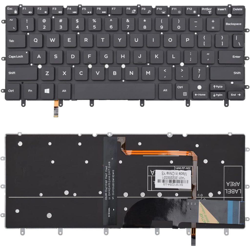 Jual Keyboard Dell Inspiron 13-7000 13-7347 P57G 13-7348 13-7352 P57G ...