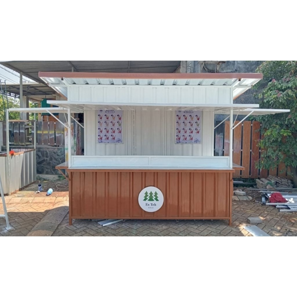 Jual Booth Container uk. 2,5x1x2 Bebas Custom | Shopee Indonesia