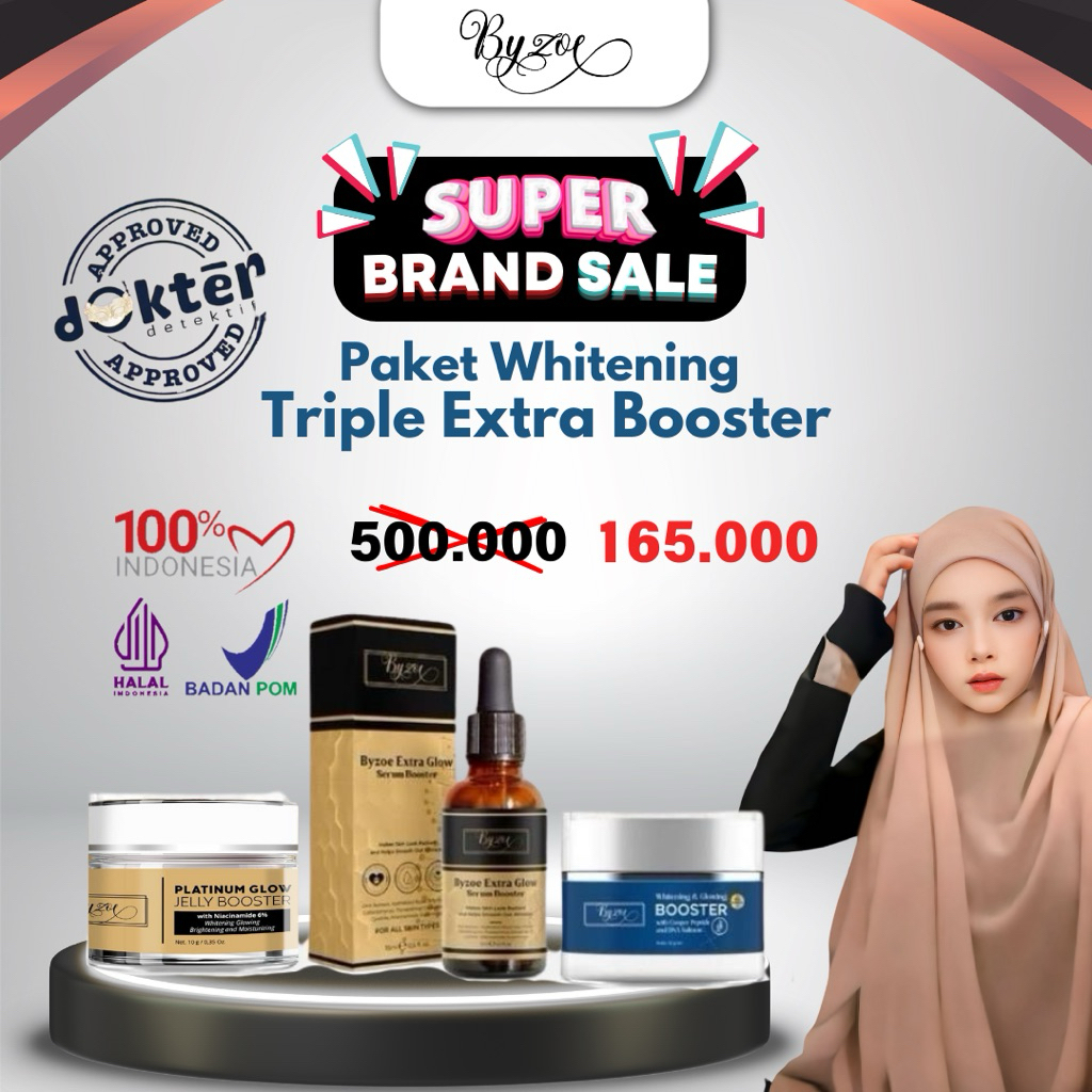Jual [EKSLUSIF] Byzoe Paket Triple Ekstra Booster (Platinum ...
