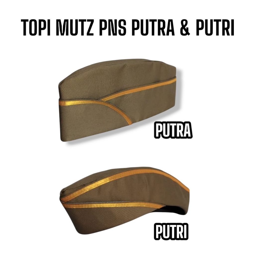 Jual Topi Mutz PNS ASN PEGAWAI Topi Veteran Bahan Drill | Shopee Indonesia