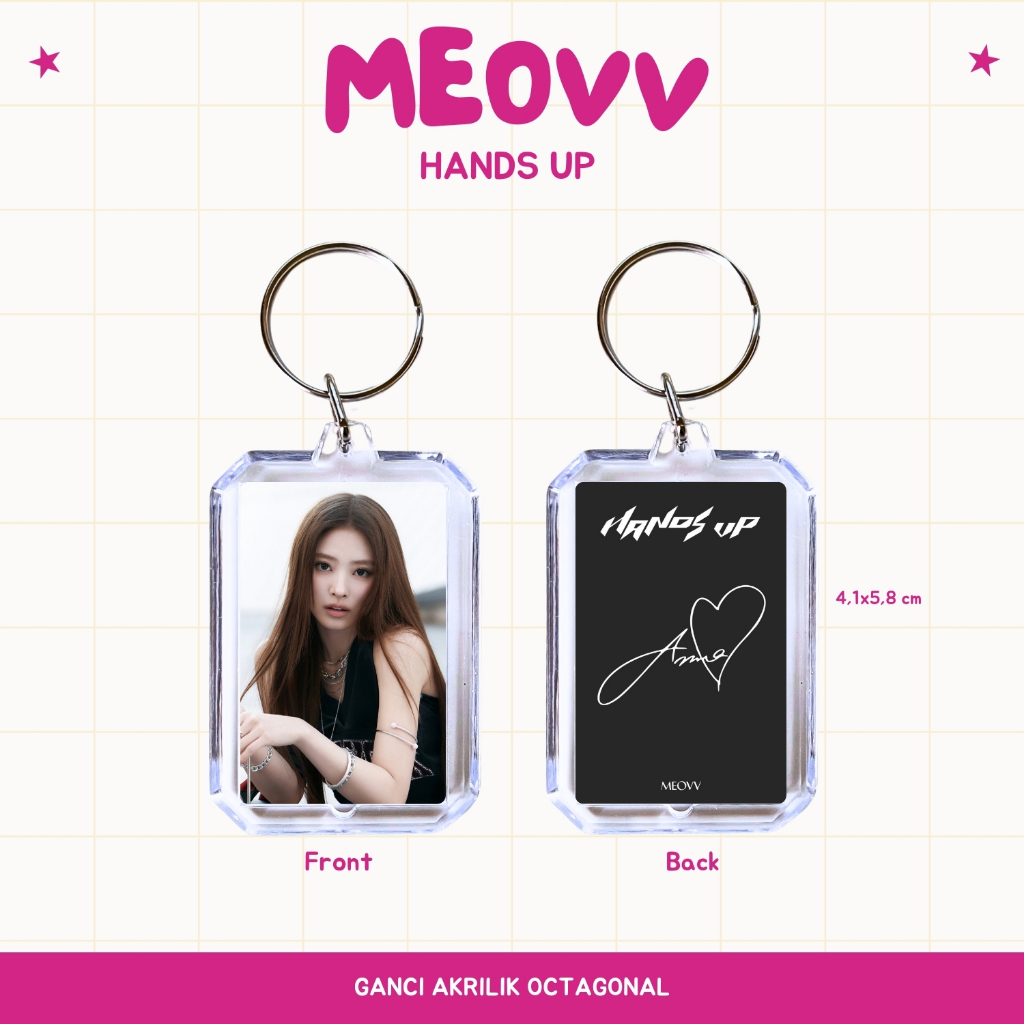 Jual GANCI AKRILIK MEOVV HANDS UP KEYCHAIN GANTUNGAN KUNCI ACRYLIC KPOP ...