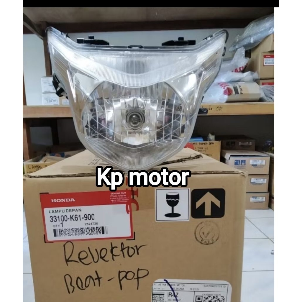 Jual Reflektor lampu depan honda beat pop original | Shopee Indonesia
