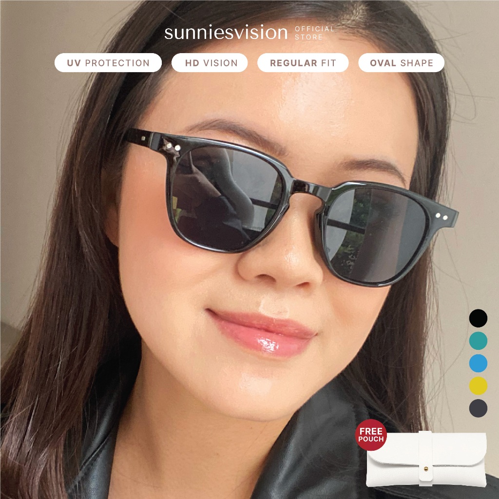 Jual [FREE POUCH] Oliver Sunnies Vision - Kacamata Hitam Bulat Unisex ...