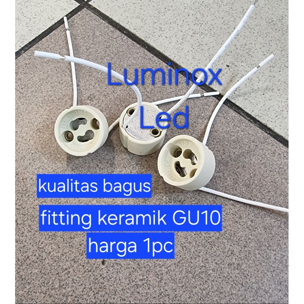 Jual fitting halogen GU10 / holder fitting lampu gu10 gu 10 | Shopee ...