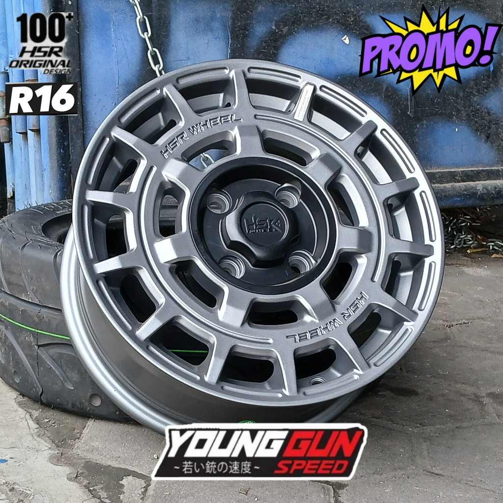 Jual velg racing ring 16 hsr mentawai hole 4X114.3 buat avanza xenia livina | Shopee Indonesia