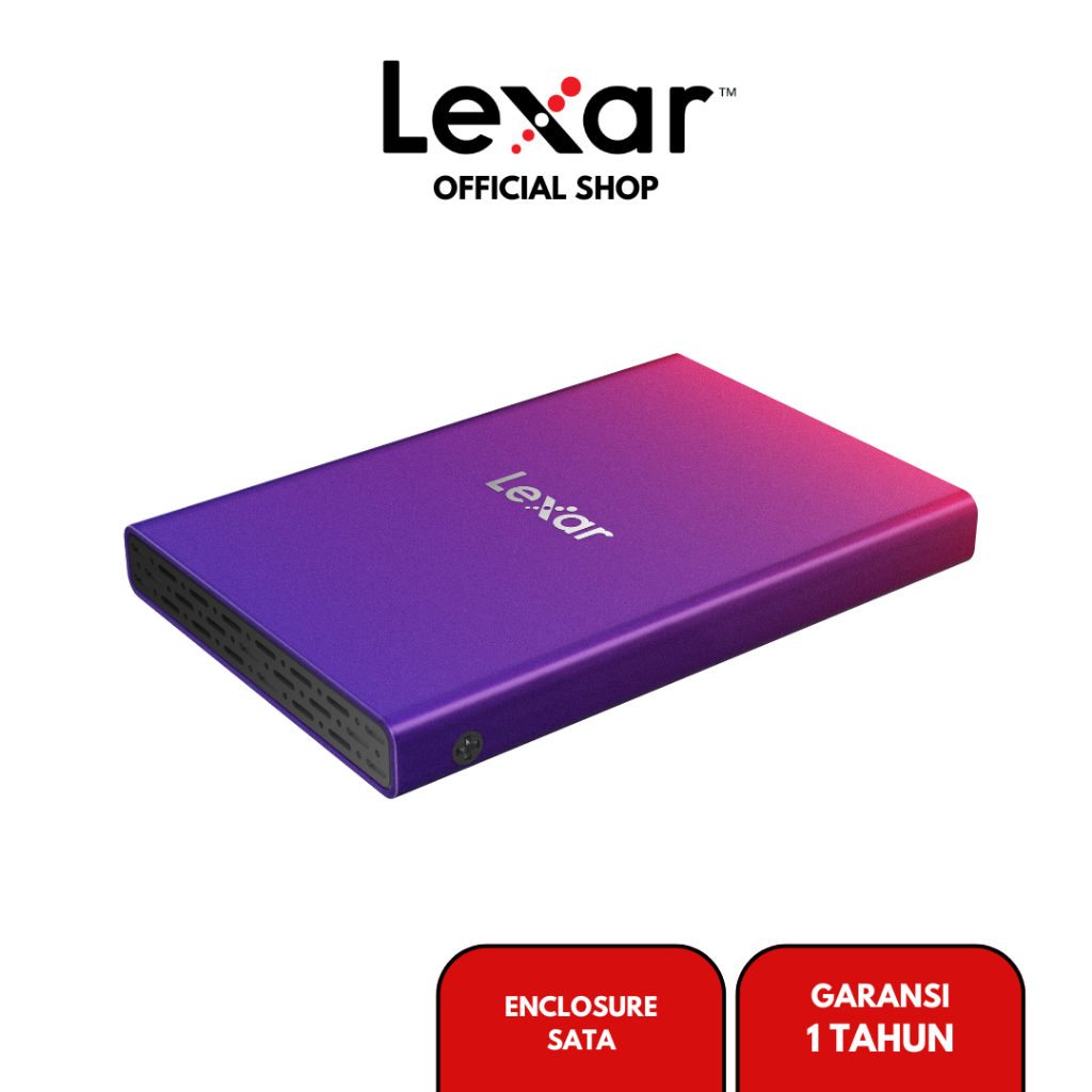 Jual Lexar Hard Drive Enclosure E100 2.5" SATA III - Pink Purple ...