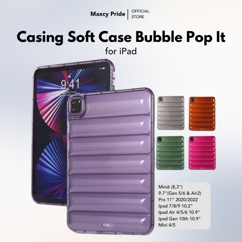 Jual Casing Soft Case Ipad Bubble Pop It Ipad 9.7" Gen 7/8/9/10 Air ...