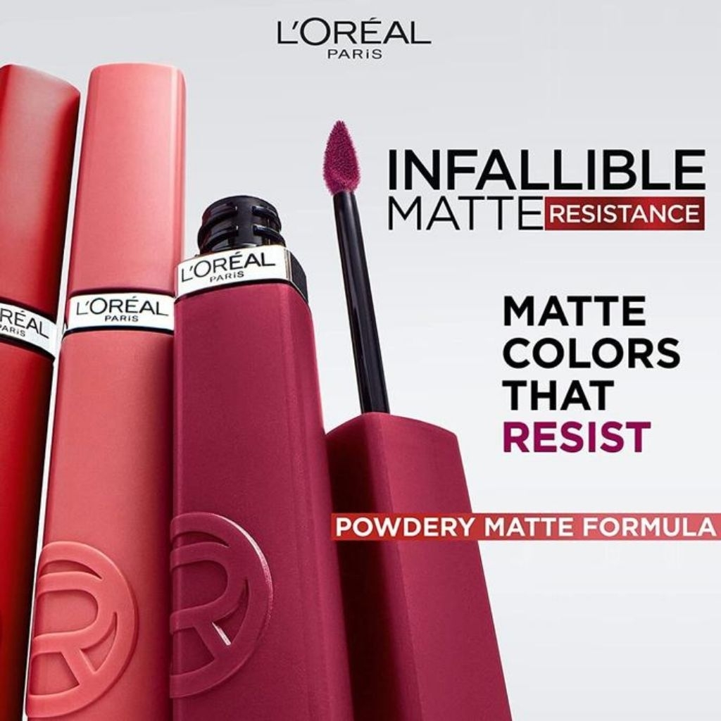 Jual Loreal Infallible Matte Resistance Matte Colors | Shopee Indonesia
