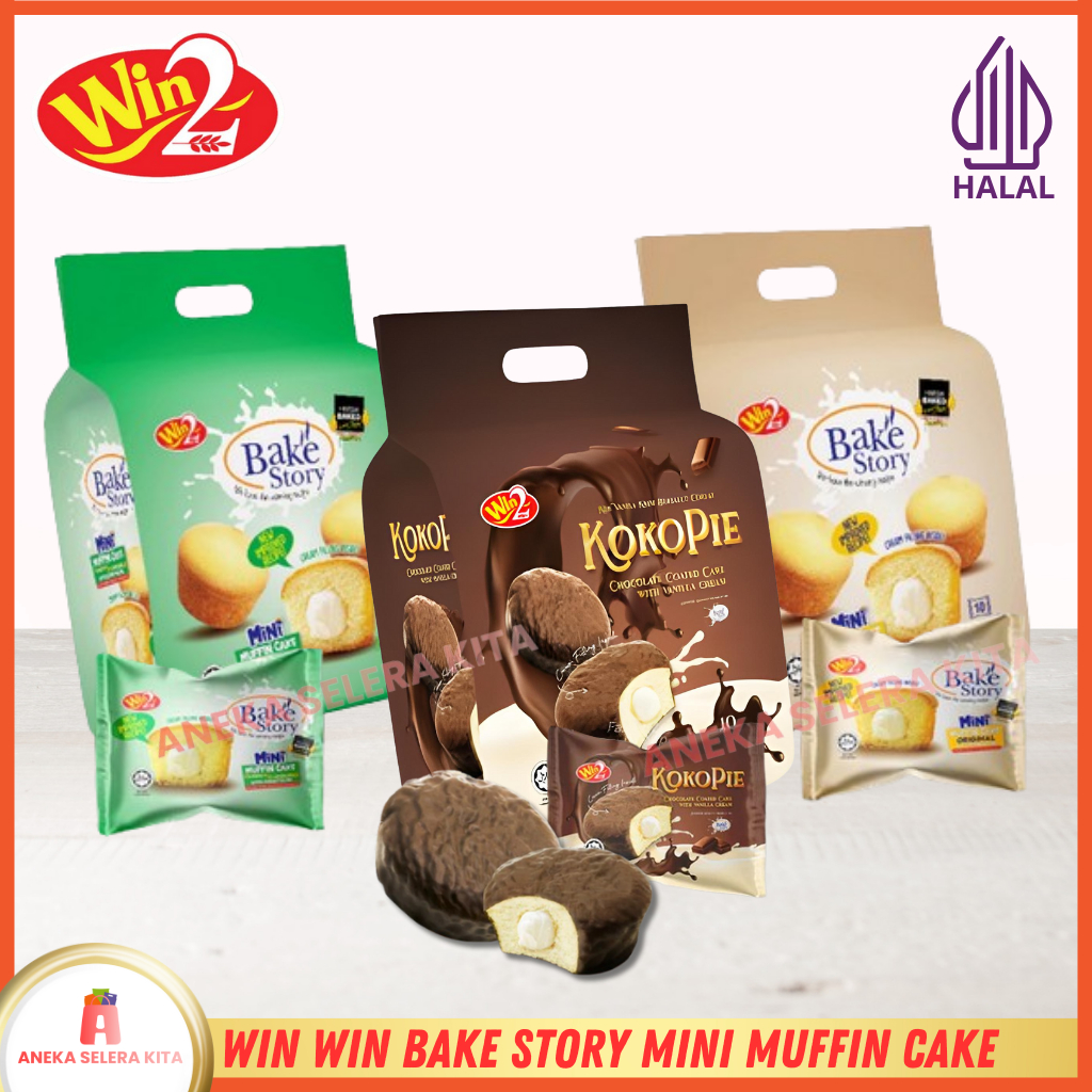 Jual Win2 Bake Story Mini Muffin Cake / Pie Malaysia Cup Cake Mini ...