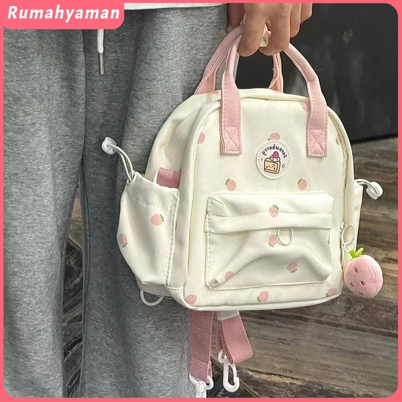 Jual [Ready]Tas Strawberry Ransel Mini Bag-Tas Mini Korean Style-Tas ...