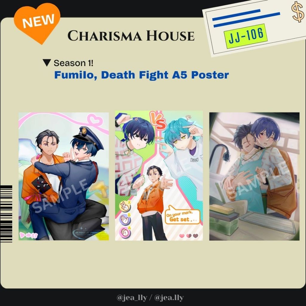 Jual CHARISMA HOUSE - A5 Poster Fumiio, Fumiya Ohse Iori (CFXX ...