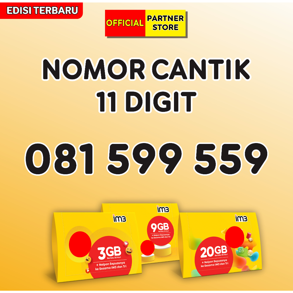 Jual Kartu perdana Indosat Nomor Cantik Rapih Edisi terbaru 11 Digit ...