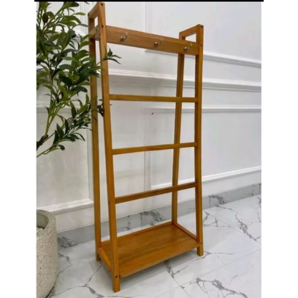 Jual Ladder Hanger tangga kayu/Rak gantungan sajadah Rak mukena Harga ...