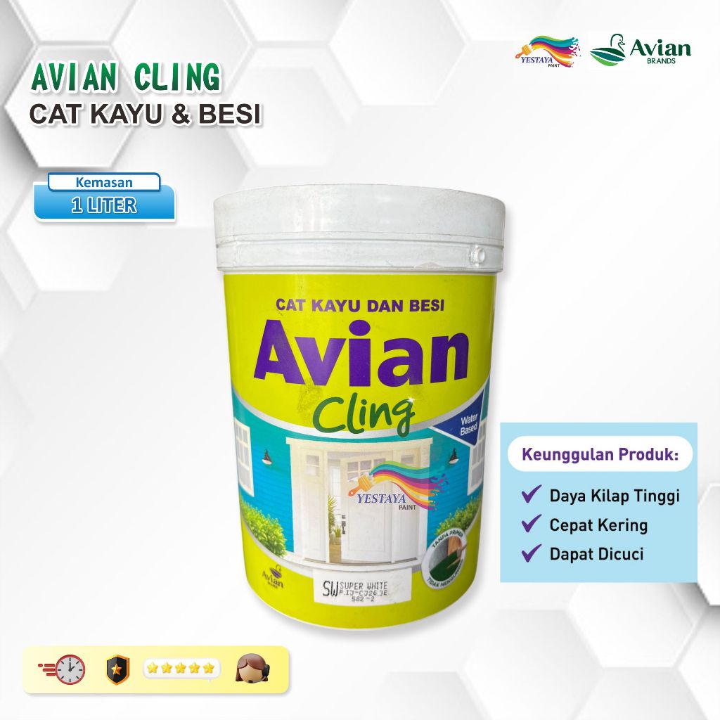 Jual AVIAN CLING SYNTHETIC WATERBASE 1 KG (CAMPURAN AIR) ( LUAR P JAWA ...