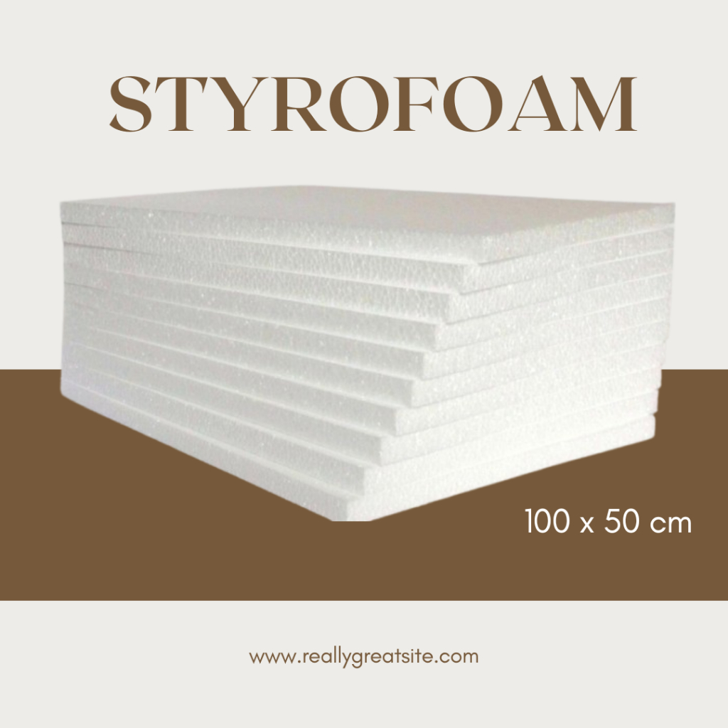 Jual Styrofoam Lembaran Busa Sterofoam Gabus / Busa packing Board papan ...
