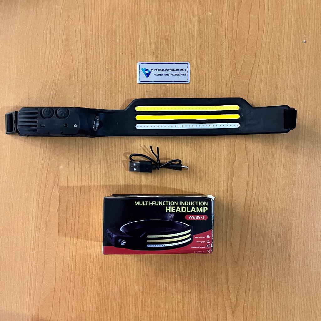 Jual Multi function induction - HEADLAMP W689-3 (BLACK) | Shopee Indonesia