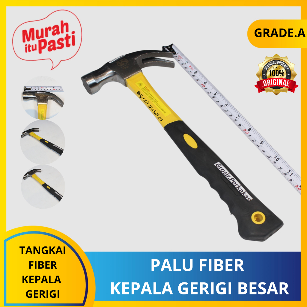 Jual PALU FIBER KEPALA GERIGI BESAR 16oz -kambing - martil penokok ...
