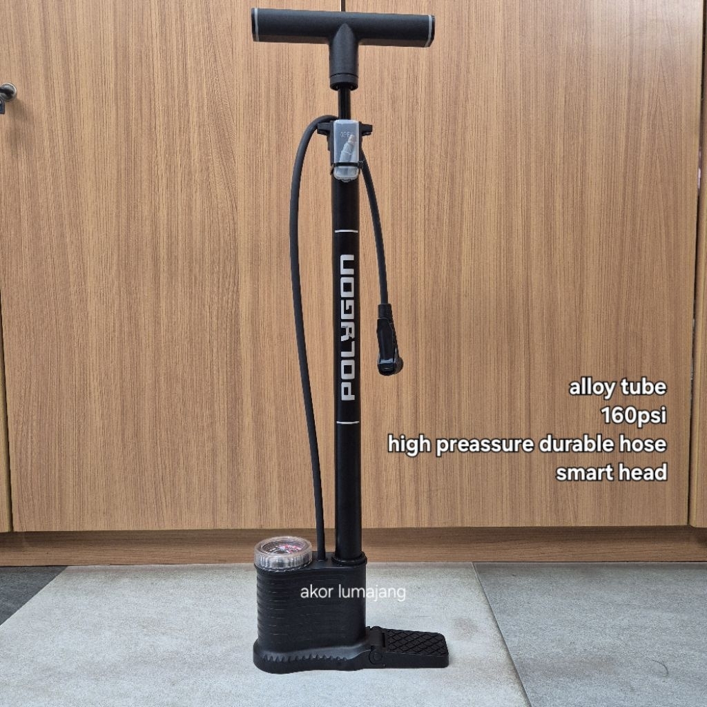 Jual NEW MOTIF 2025 pump floor pompa lantai polygon tube alloy 160psi ...