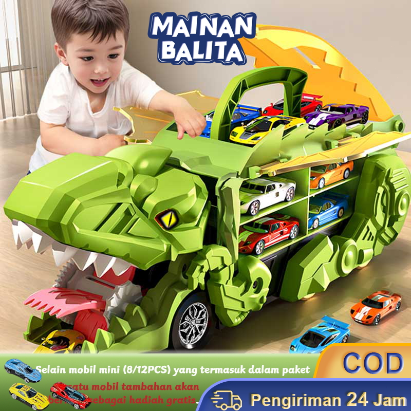 Jual Mainan Anak Mobil Dino Deformasi Mobil Truk - Dinosaur Deformation ...