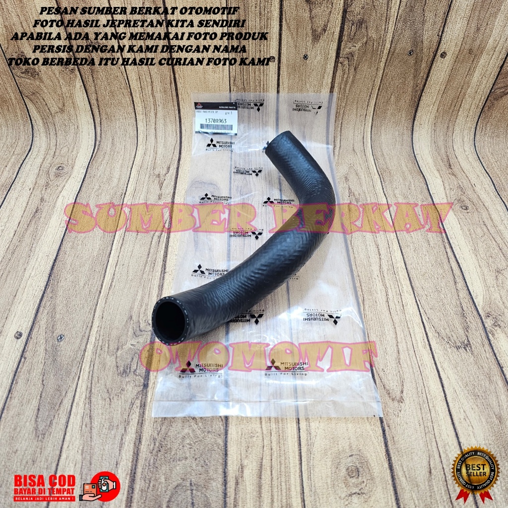 Jual KARET SELANG RADIATOR ATAS PENDEK MITSUBISHI TRITON ALL NEW HDX 2. ...