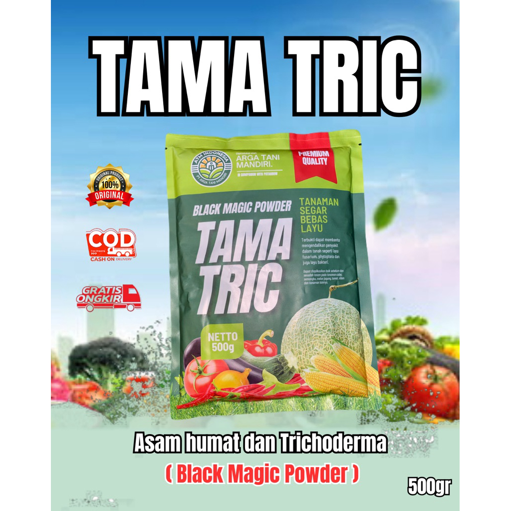 Jual Tama Tric Black Magic Powder 100% Original Nutrisi Tanaman ...