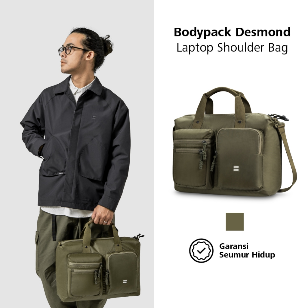 Jual Bodypack Desmond Laptop Shoulder Bag 15 Inch Tas Selempang Kerja ...