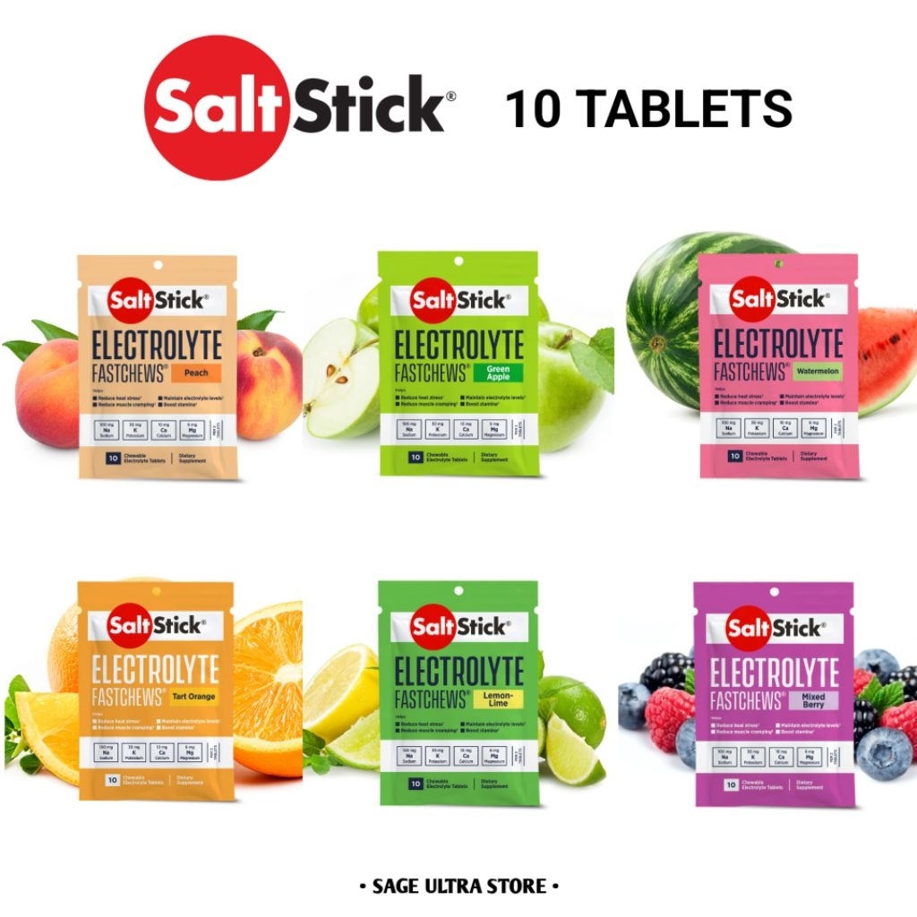 Jual SaltStick Electrolyte Fastchews 10 Tablet Semua Varian Rasa - Salt ...