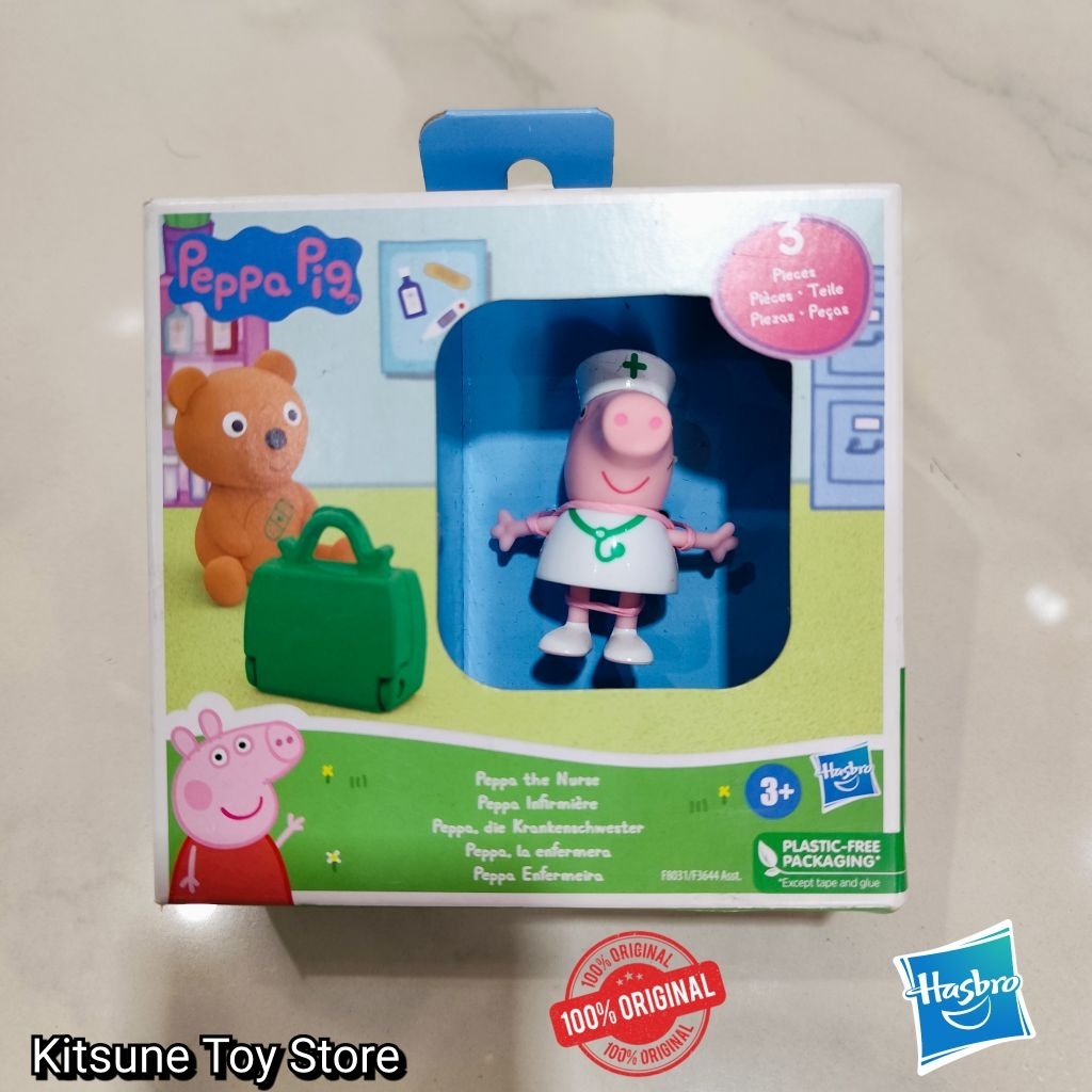 Jual Peppa Pig Peppa the Nurse Original Hasbro Action Figure - Mainan ...