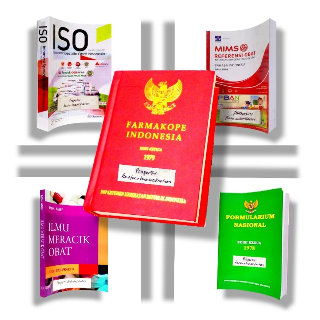 Jual PAKET 5 BUKU FARMASI, FI 3 , ISO, MIMS REFERENSI, IMO, FORNAS | Shopee Indonesia