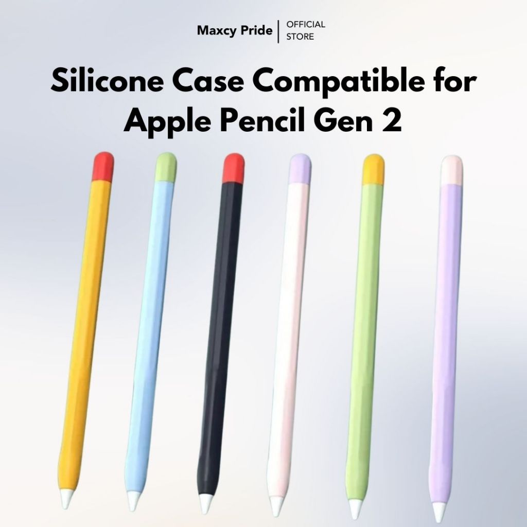 Jual Silicone Case Compatible for Apple Pencil Gen 2 Stylus Pen Cover ...
