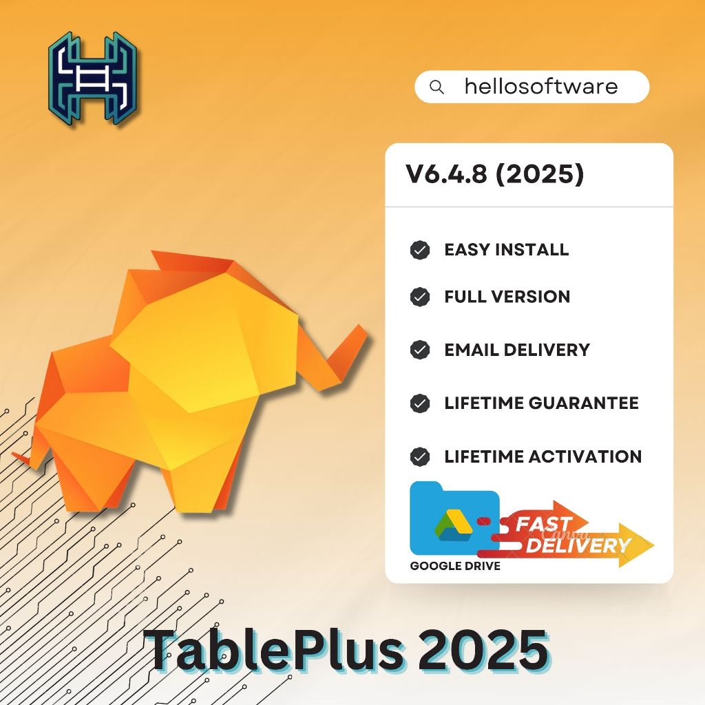 Jual (WIN/MAC) TablePlus 2025 v6.4.8 Full Version (Versi Terbaru) | Shopee Indonesia